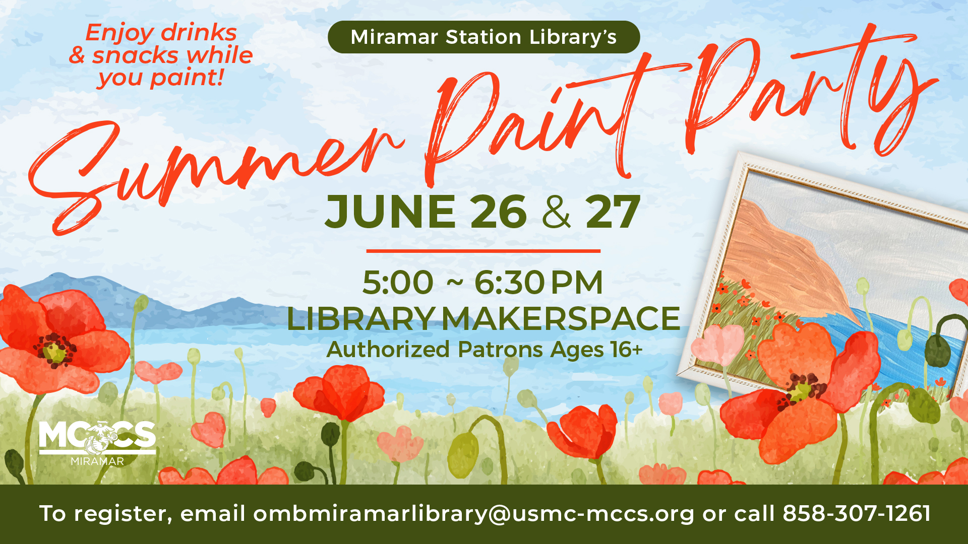 MCCS Summer Paint Party